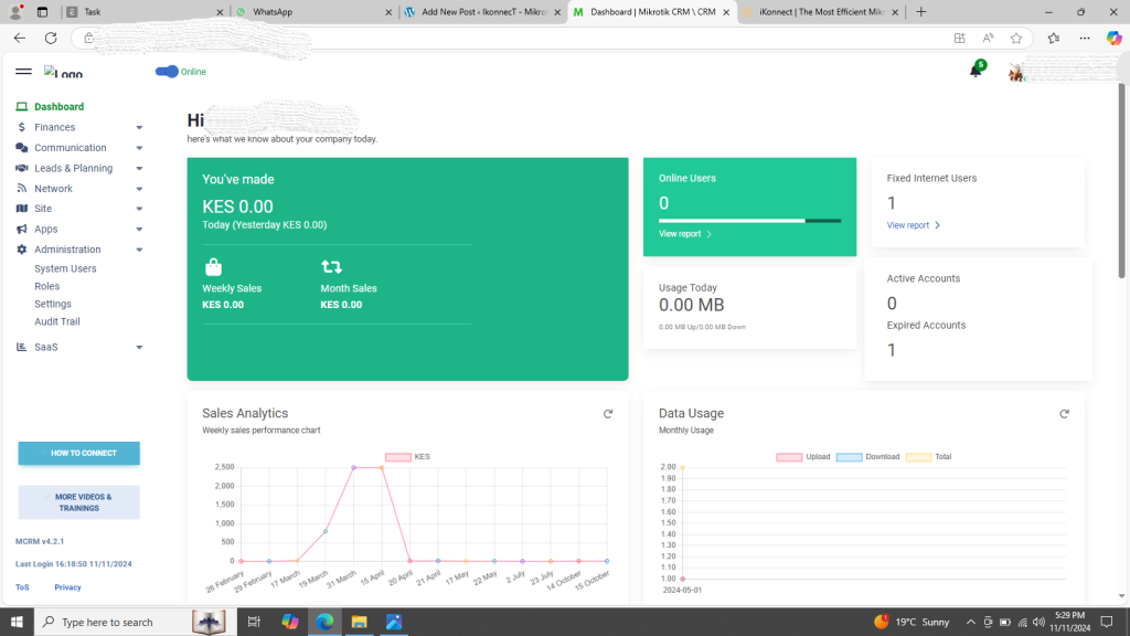 How to Configure Ujumbe in iKonnect – IkonnecT – Mikrotik Billing